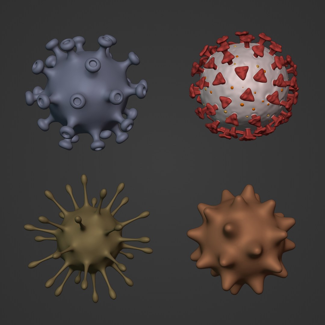 3D Model Virus Pack - TurboSquid 2125911