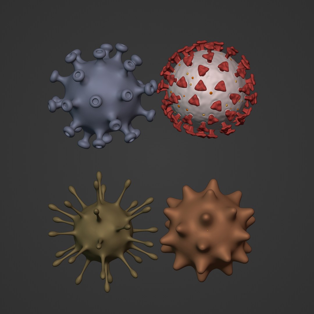 3D Model Virus Pack - TurboSquid 2125911