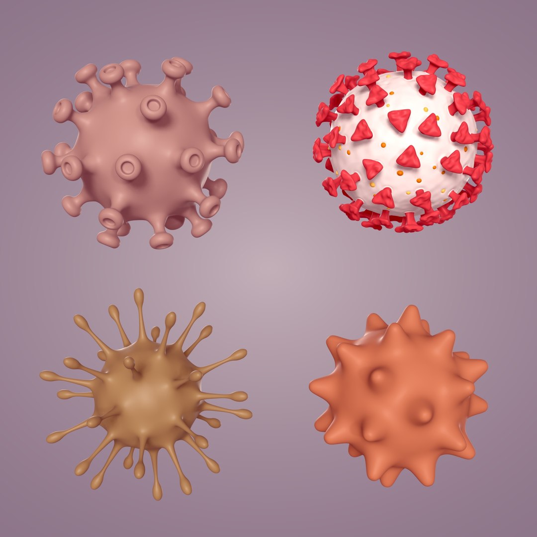 3D Model Virus Pack - TurboSquid 2125911