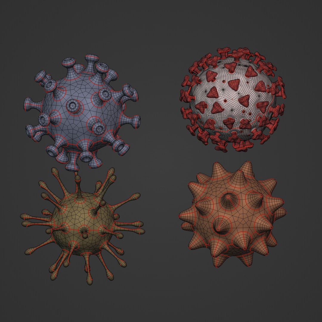 3D Model Virus Pack - TurboSquid 2125911