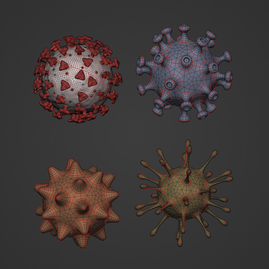 3D Model Virus Pack - TurboSquid 2125911