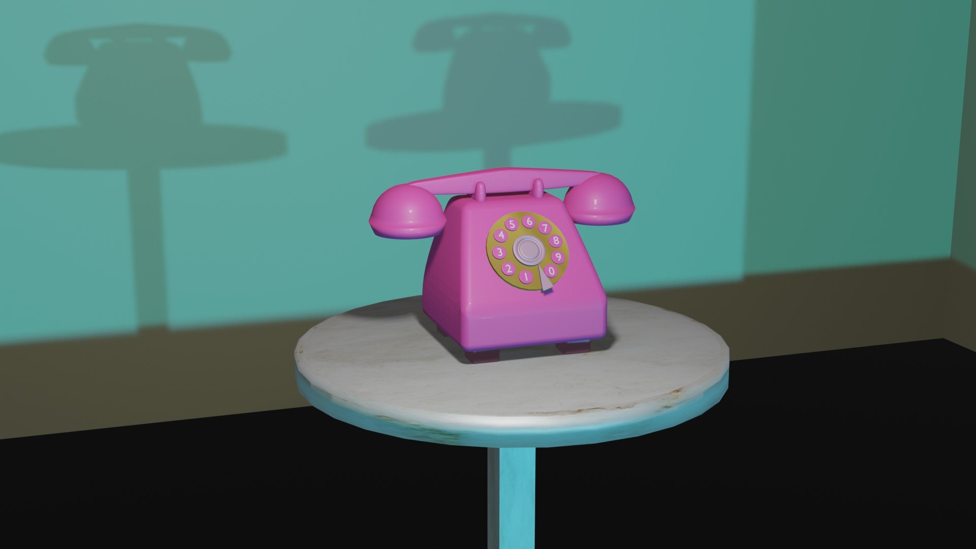 3D model Rotary Phone - TurboSquid 2178134