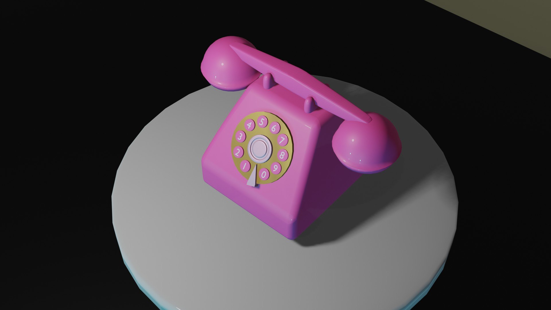3D model Rotary Phone - TurboSquid 2178134