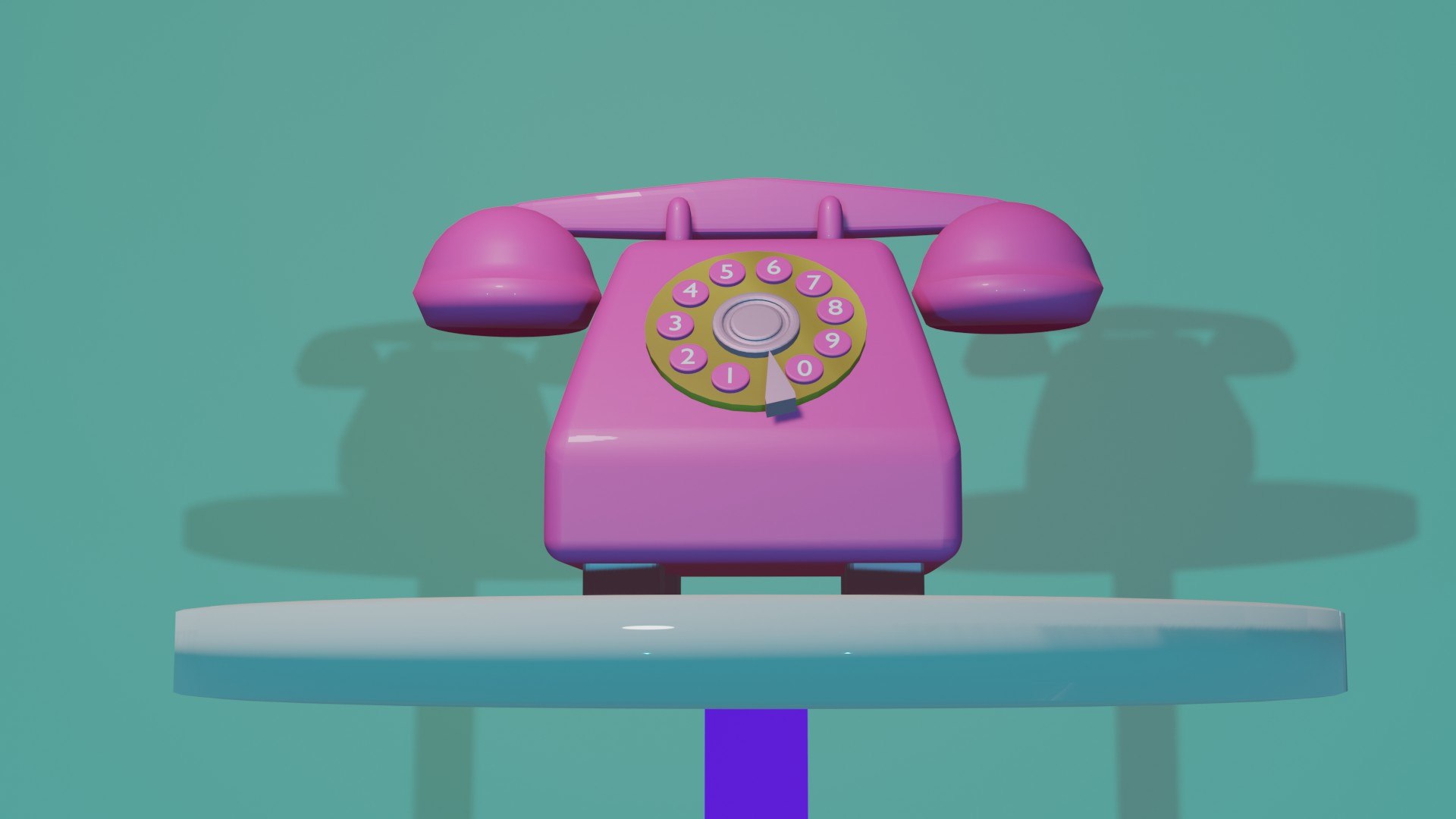3D model Rotary Phone - TurboSquid 2178134