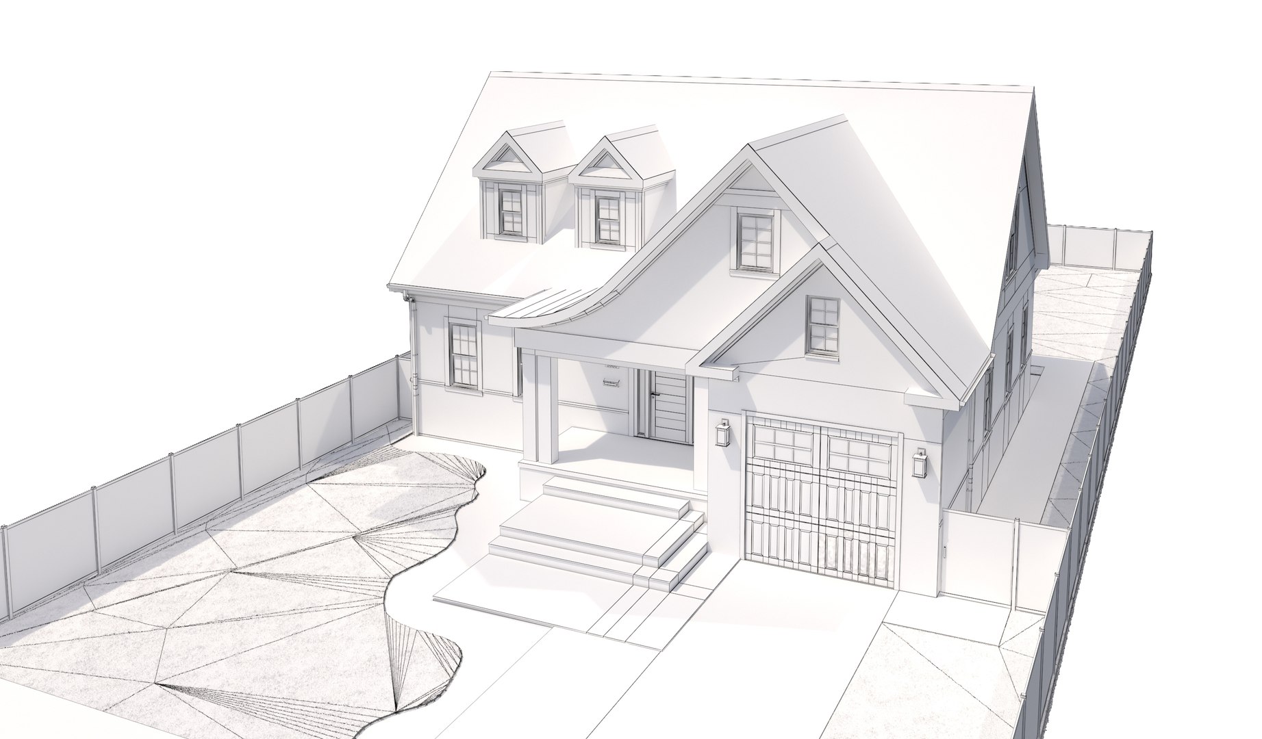 Home house window 3D model - TurboSquid 1363530