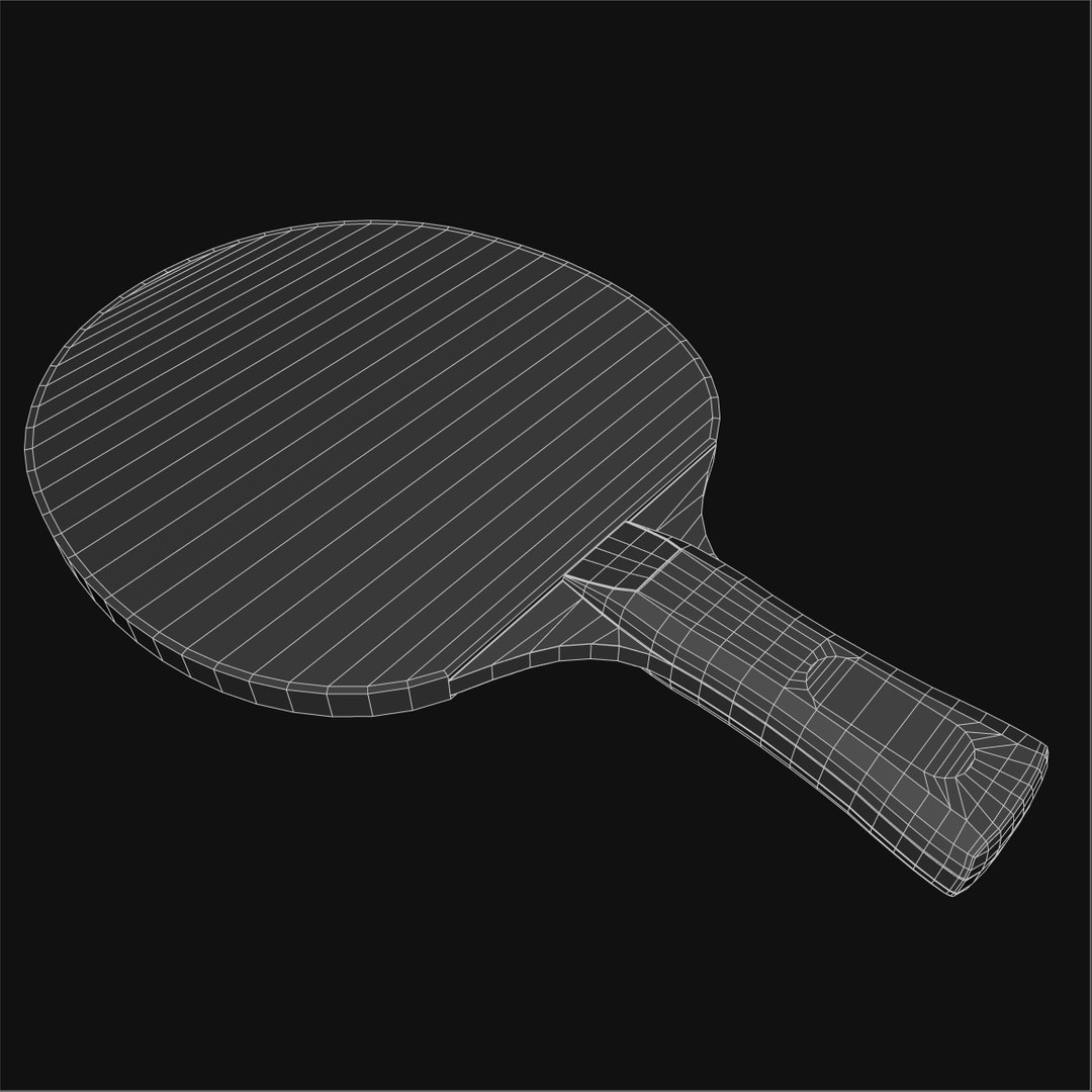 Ping-pong Paddle 3d Model