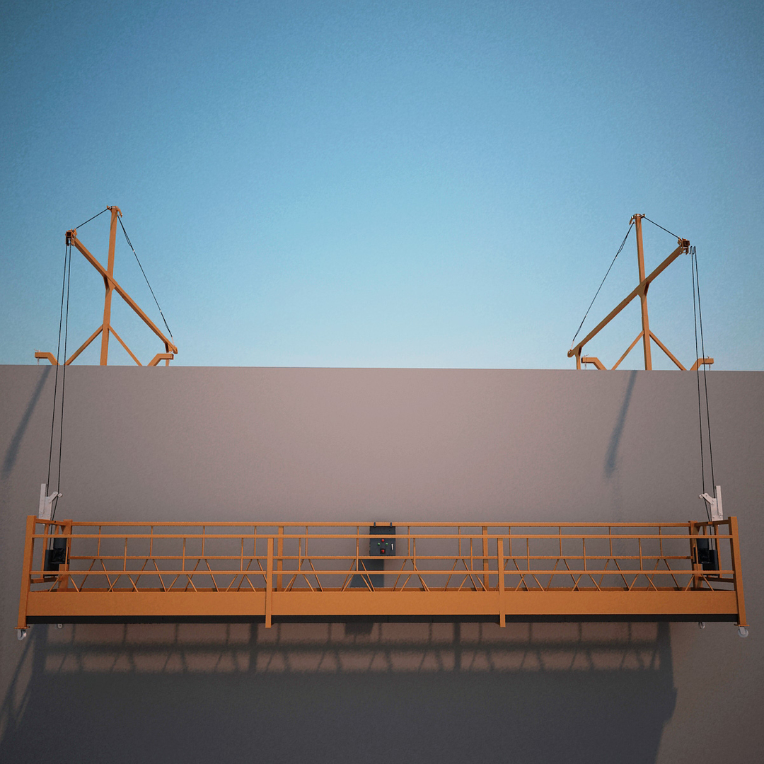 3d 3ds window cleaning machine gondola