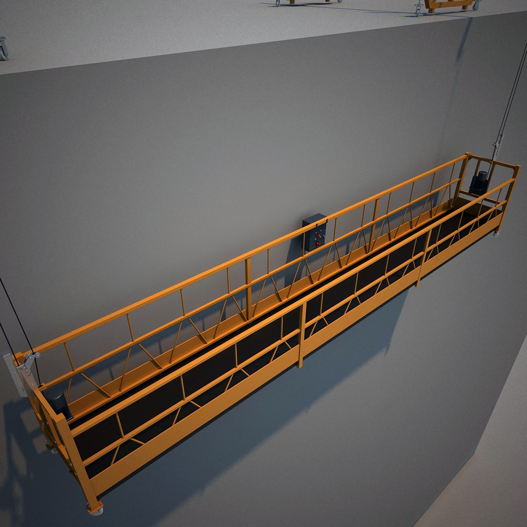 3d 3ds Window Cleaning Machine Gondola