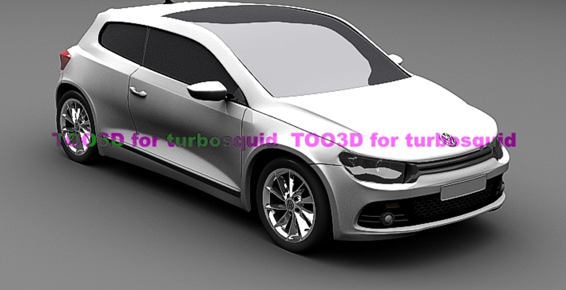3d Scirocco Car Model