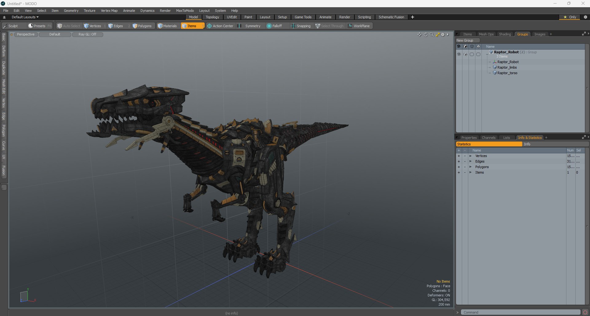 Raptor Robot 3D Model - TurboSquid 2236650