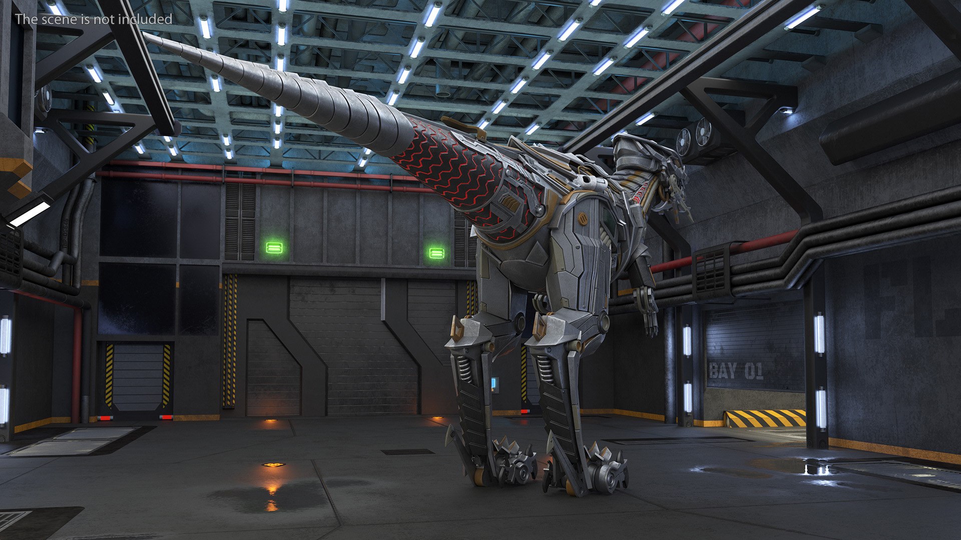 Raptor Robot 3D Model - TurboSquid 2236650