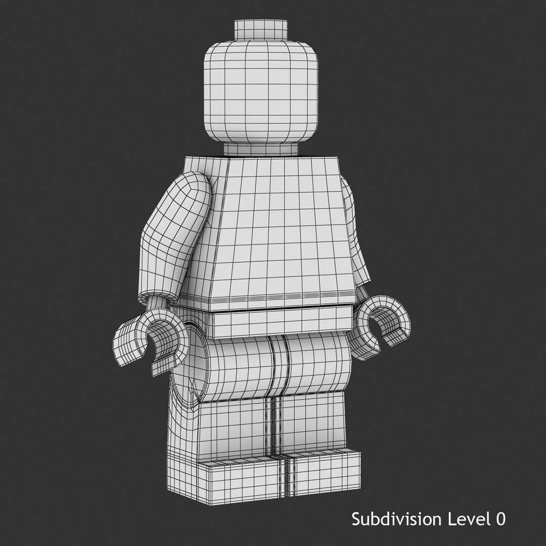 Lego Man 3d Max