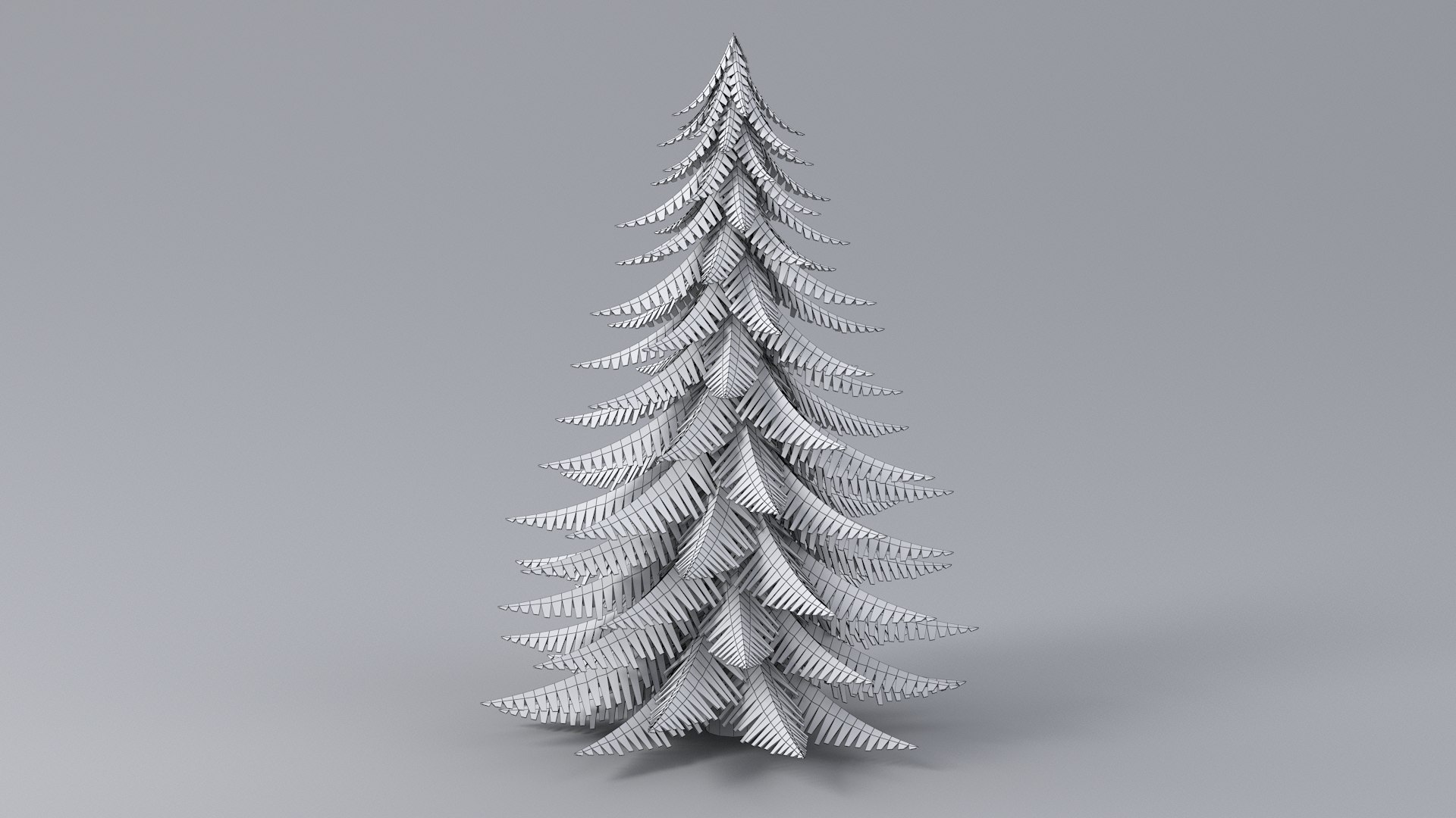 3D Cartoon Fir Tree 05 - TurboSquid 1941461