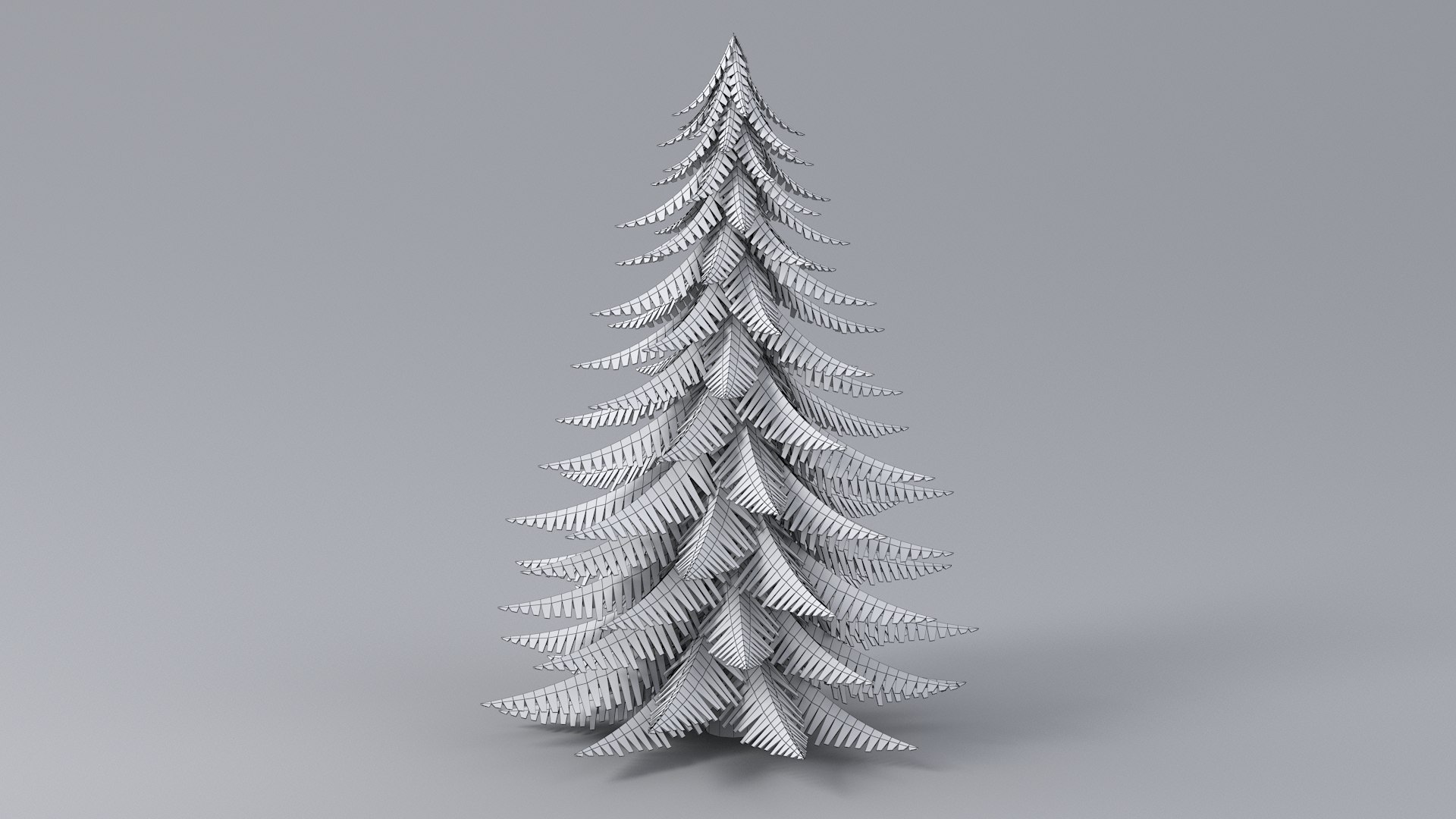3D Cartoon Fir Tree 05 - TurboSquid 1941461