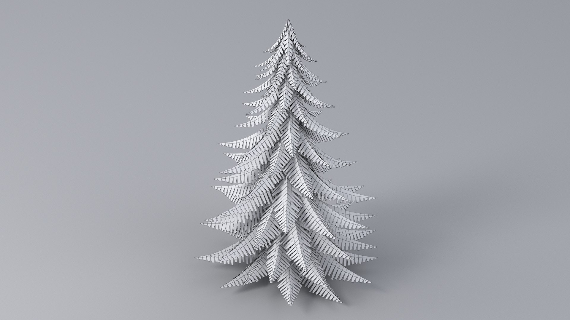 3D Cartoon Fir Tree 05 - TurboSquid 1941461