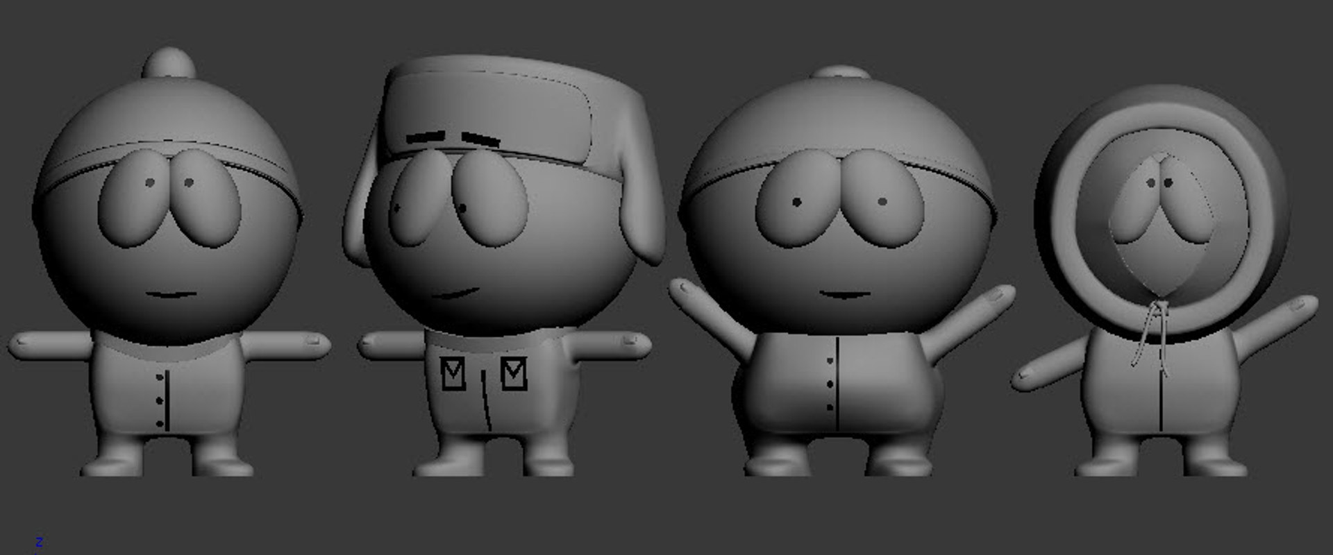 3d Kyle South Park
