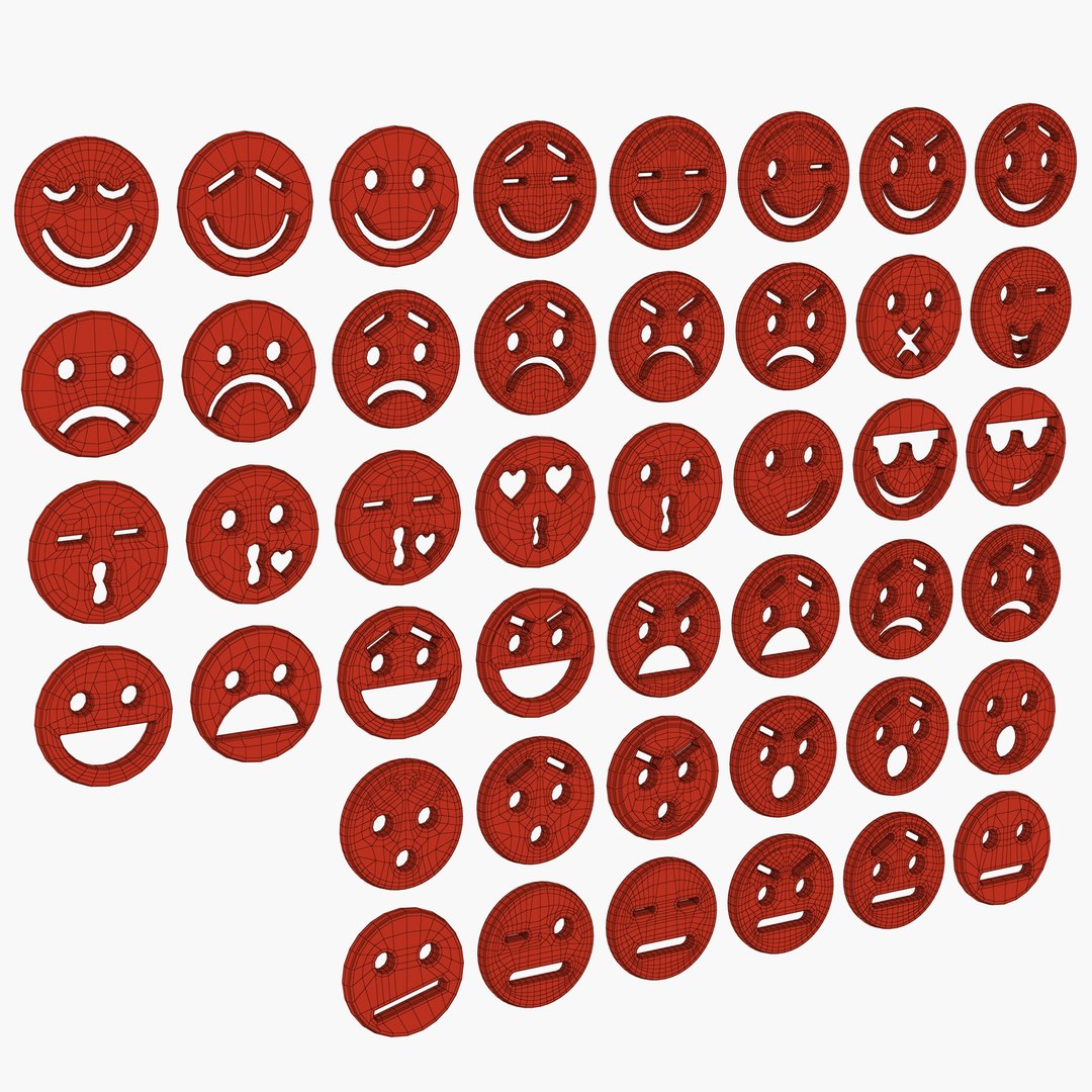 Emoji 3D Model - TurboSquid 1244194