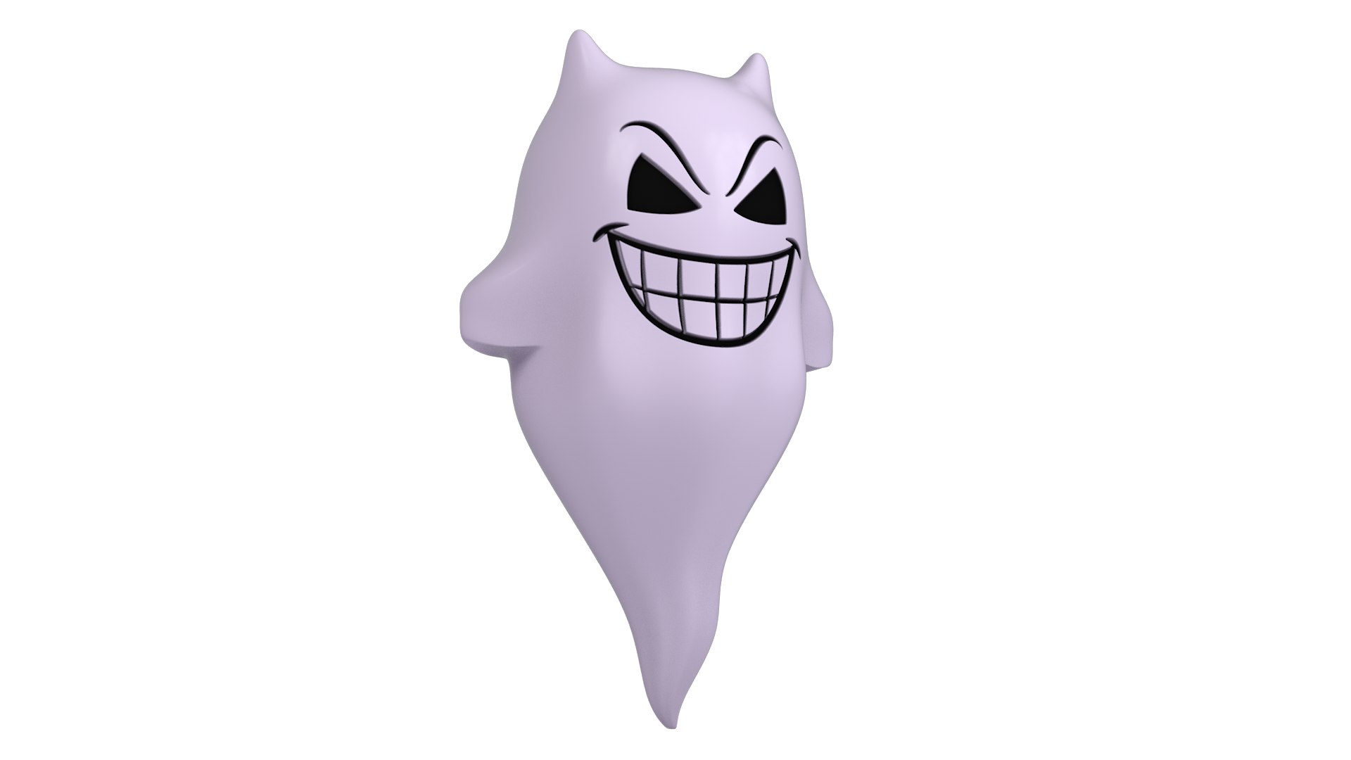 3D Cartoon Ghost Toon Model - TurboSquid 1666625