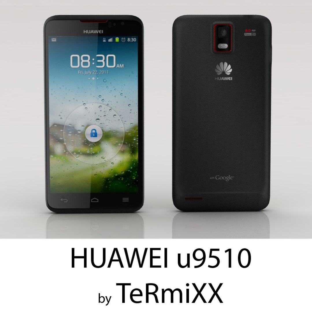 3d Model Huawei U9510