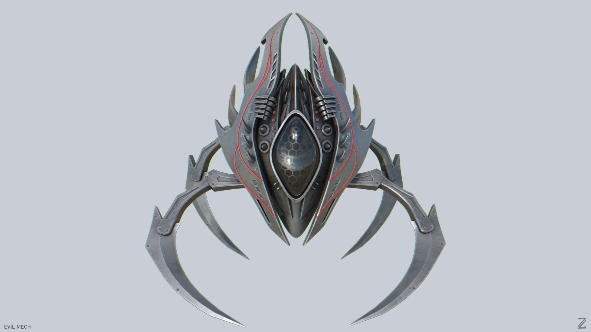 3D Model Evil Mech Collection - TurboSquid 2386026