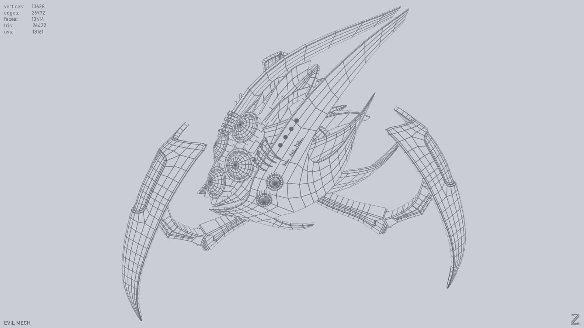 3D Model Evil Mech Collection - TurboSquid 2386026