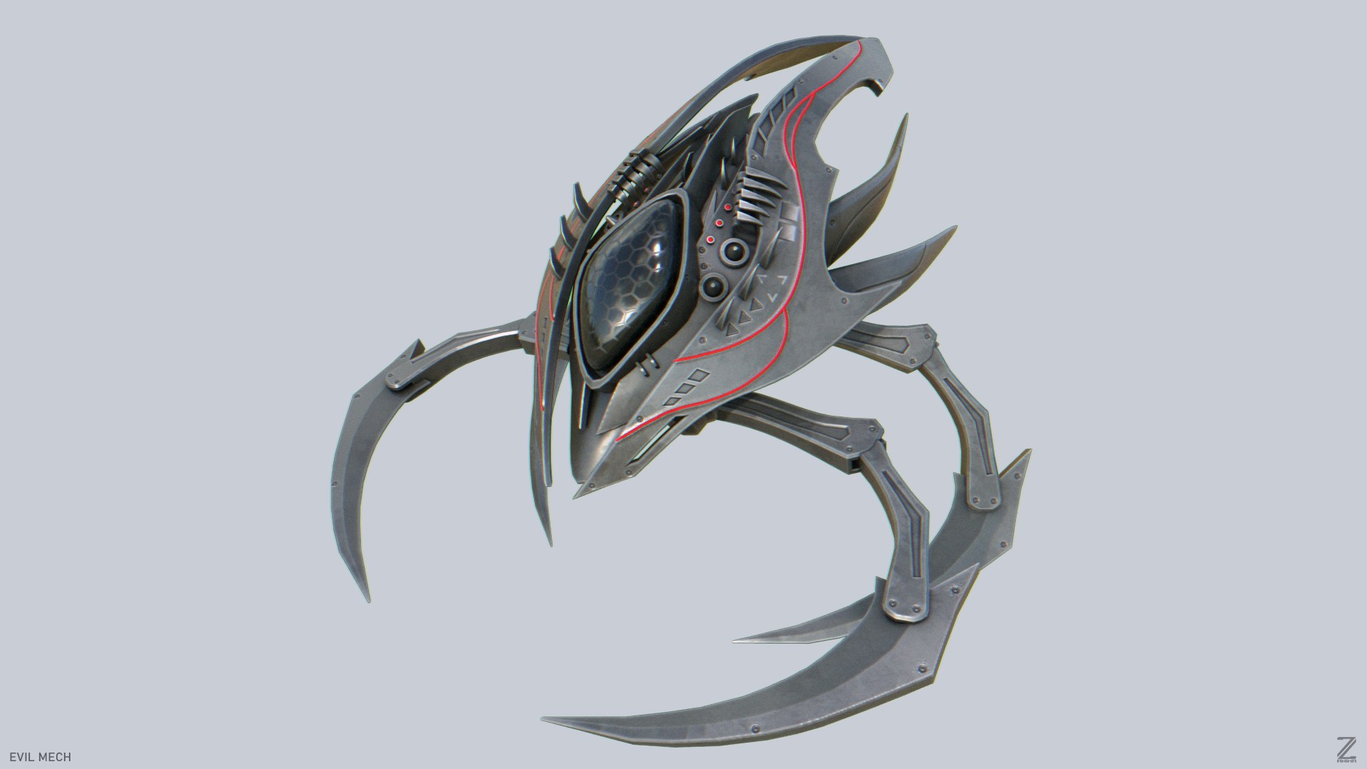 3D Model Evil Mech Collection - TurboSquid 2386026