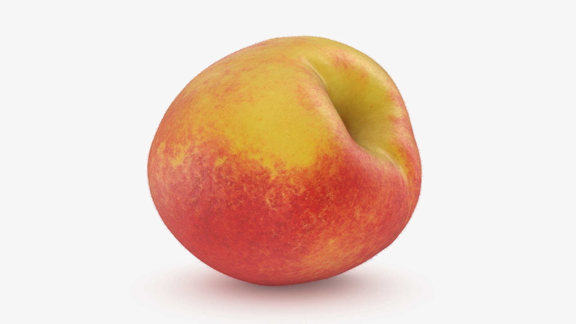 3D Peach 03 Color 2 - TurboSquid 2276135