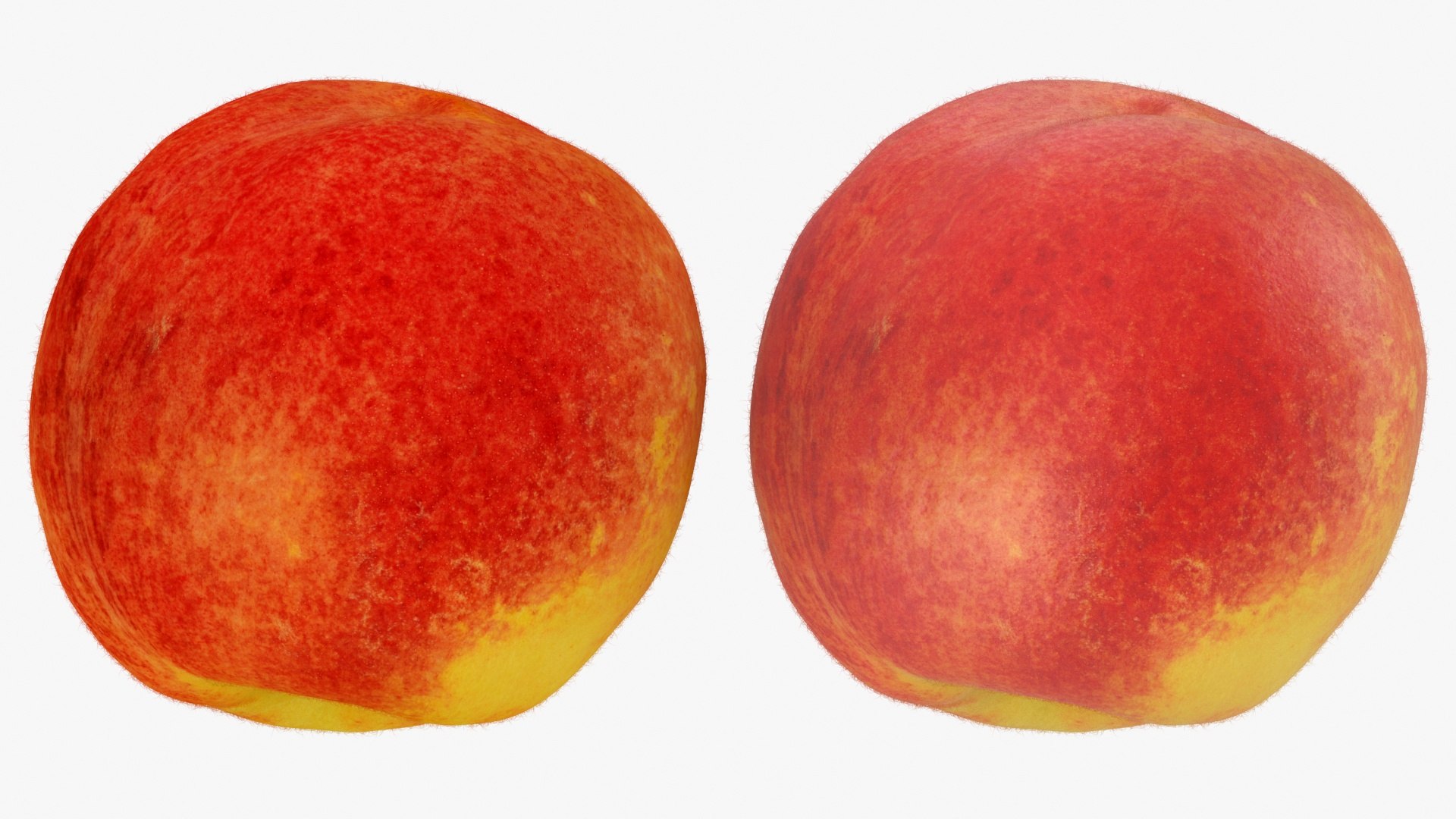 3D Peach 03 Color 2 - TurboSquid 2276135