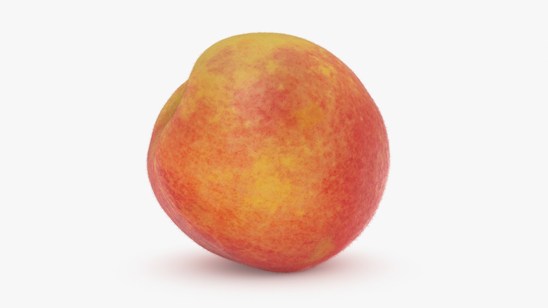 3D Peach 03 Color 2 - TurboSquid 2276135