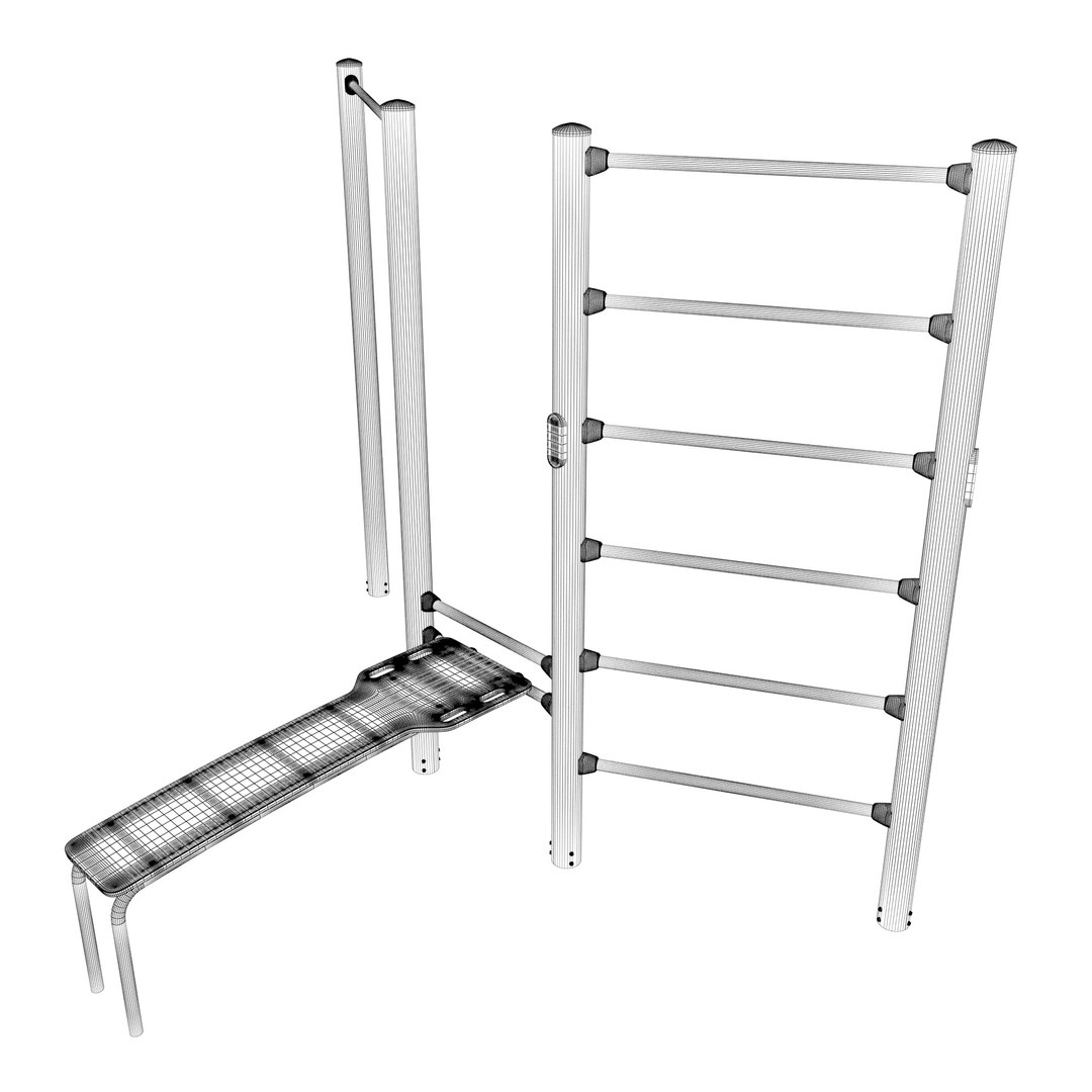 Street Workout - COMBI 1 Model - TurboSquid 1978465
