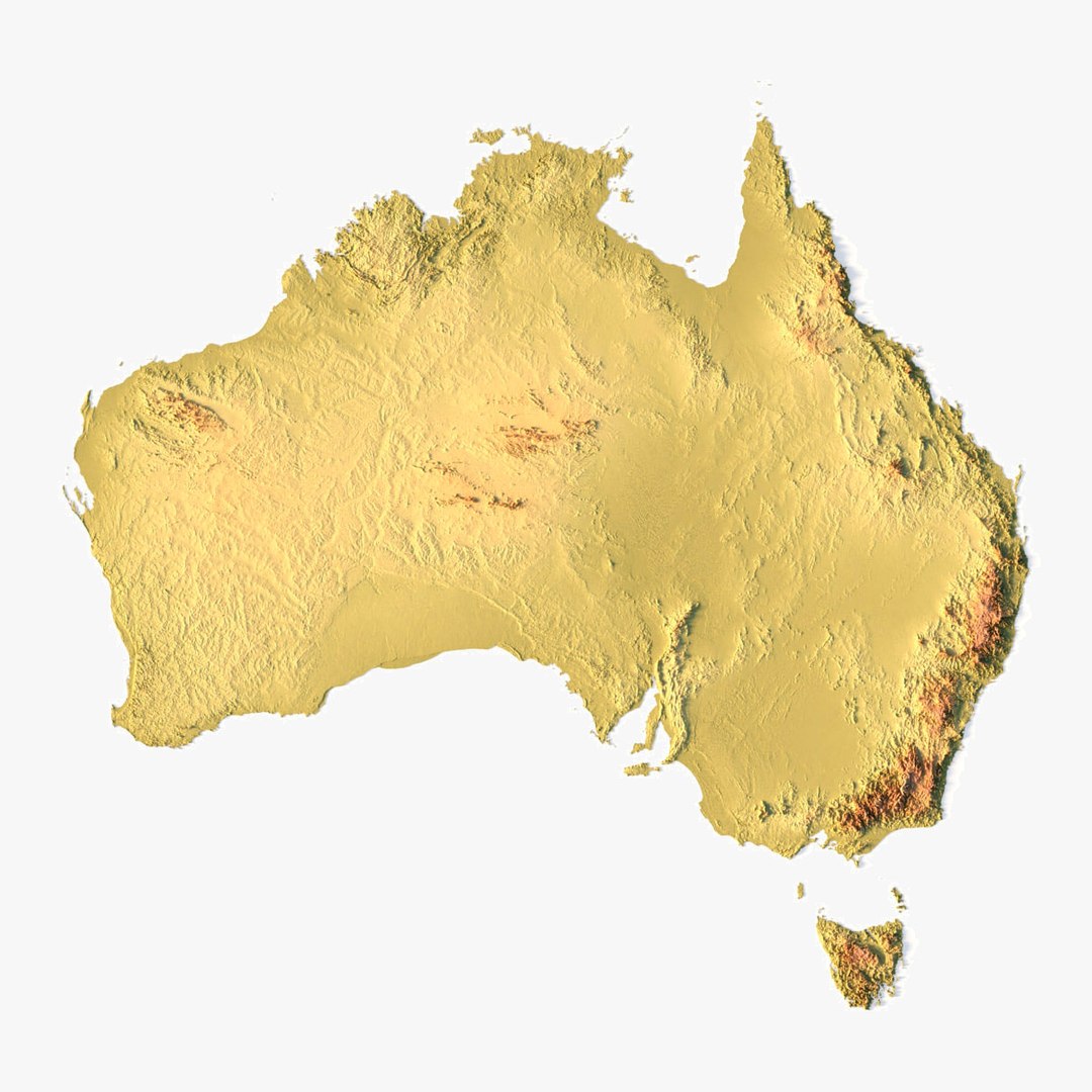 Australia STL 3D model - TurboSquid 1914277