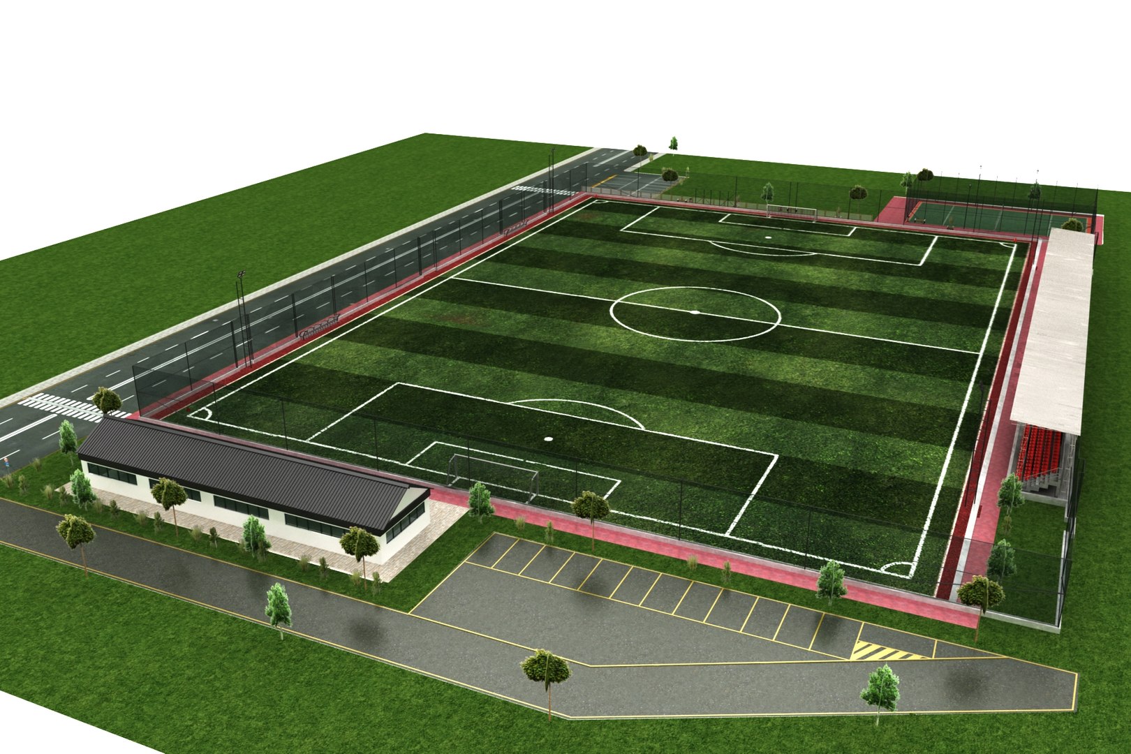 Football Stadium Model - TurboSquid 1203977