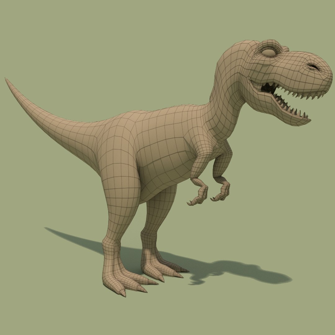 Dinosaurs Rig 3d 3ds