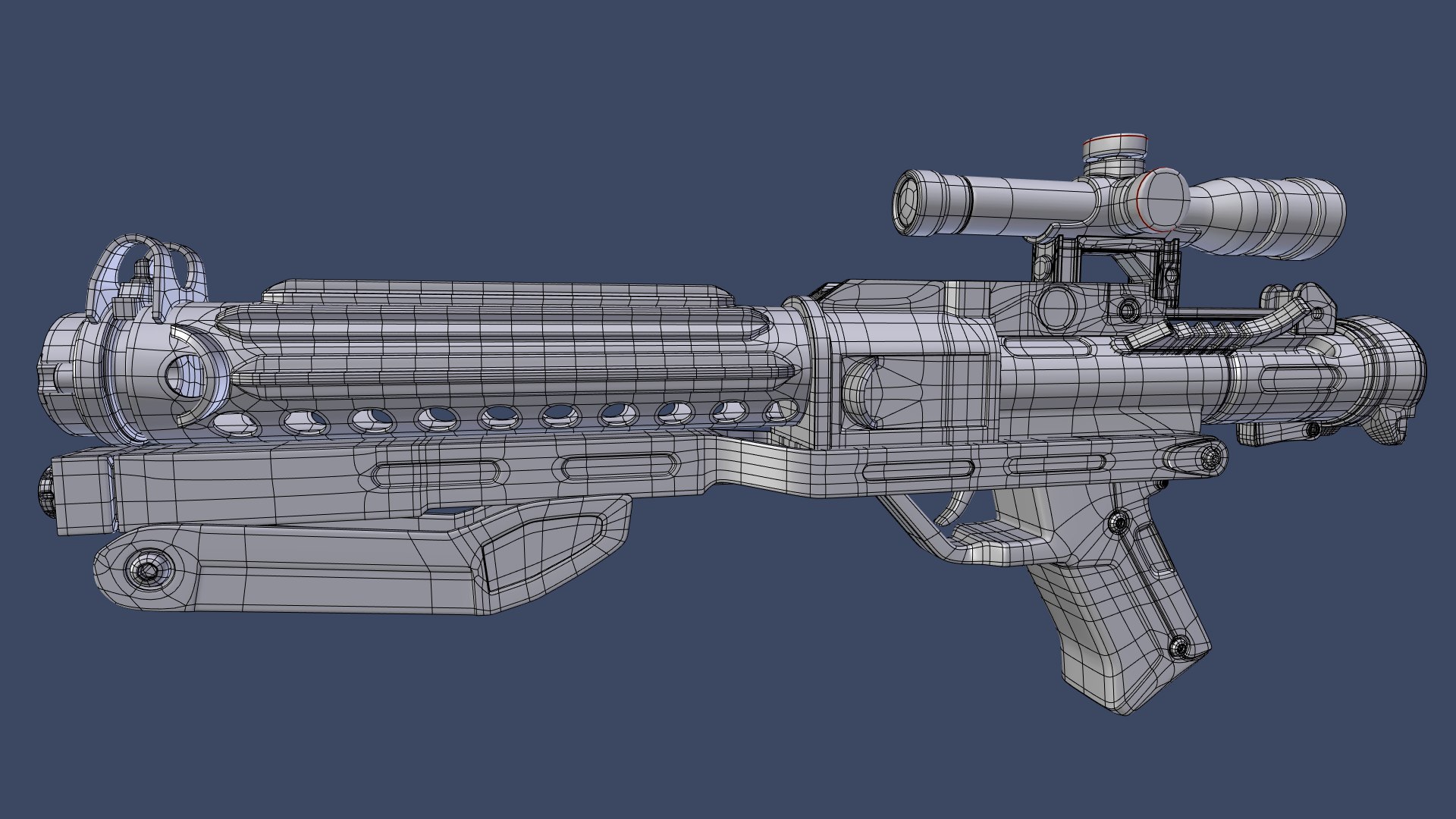 Blaster Star Wars 3d Model