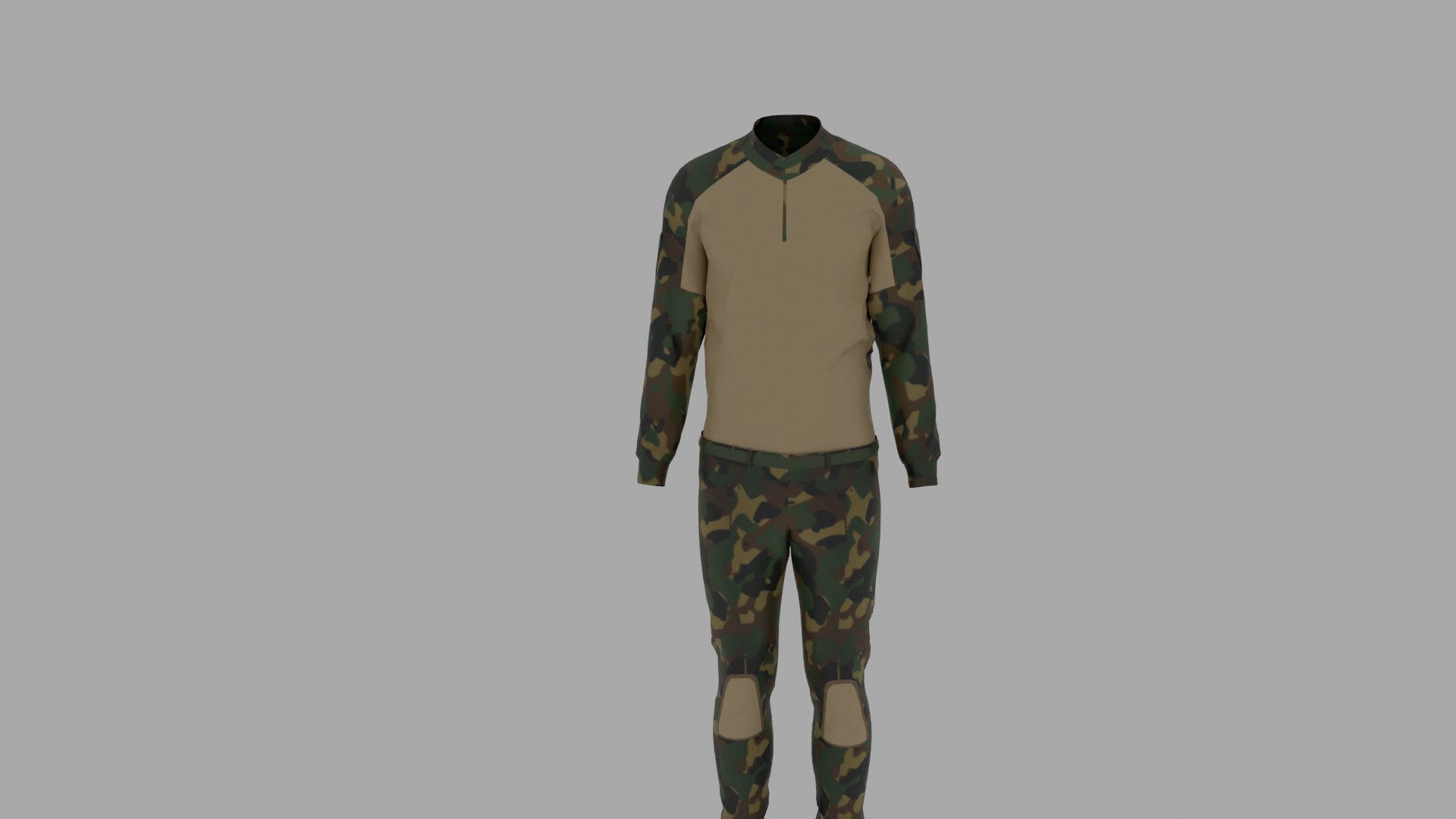 3D Model Military Uniform - TurboSquid 1973173