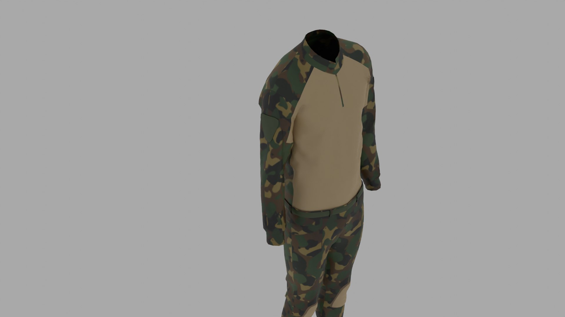 3D Model Military Uniform - TurboSquid 1973173
