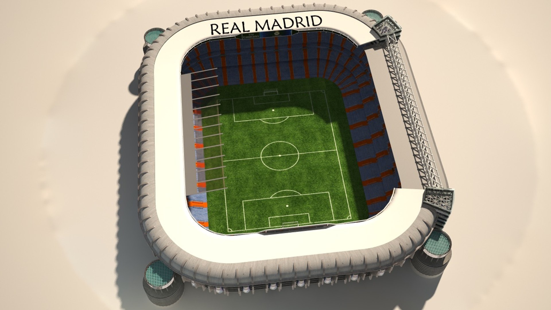 3d Model Santiago Bernabeu