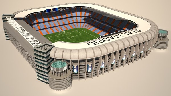 modelo 3d Santiago Bernabeu - TurboSquid 836168