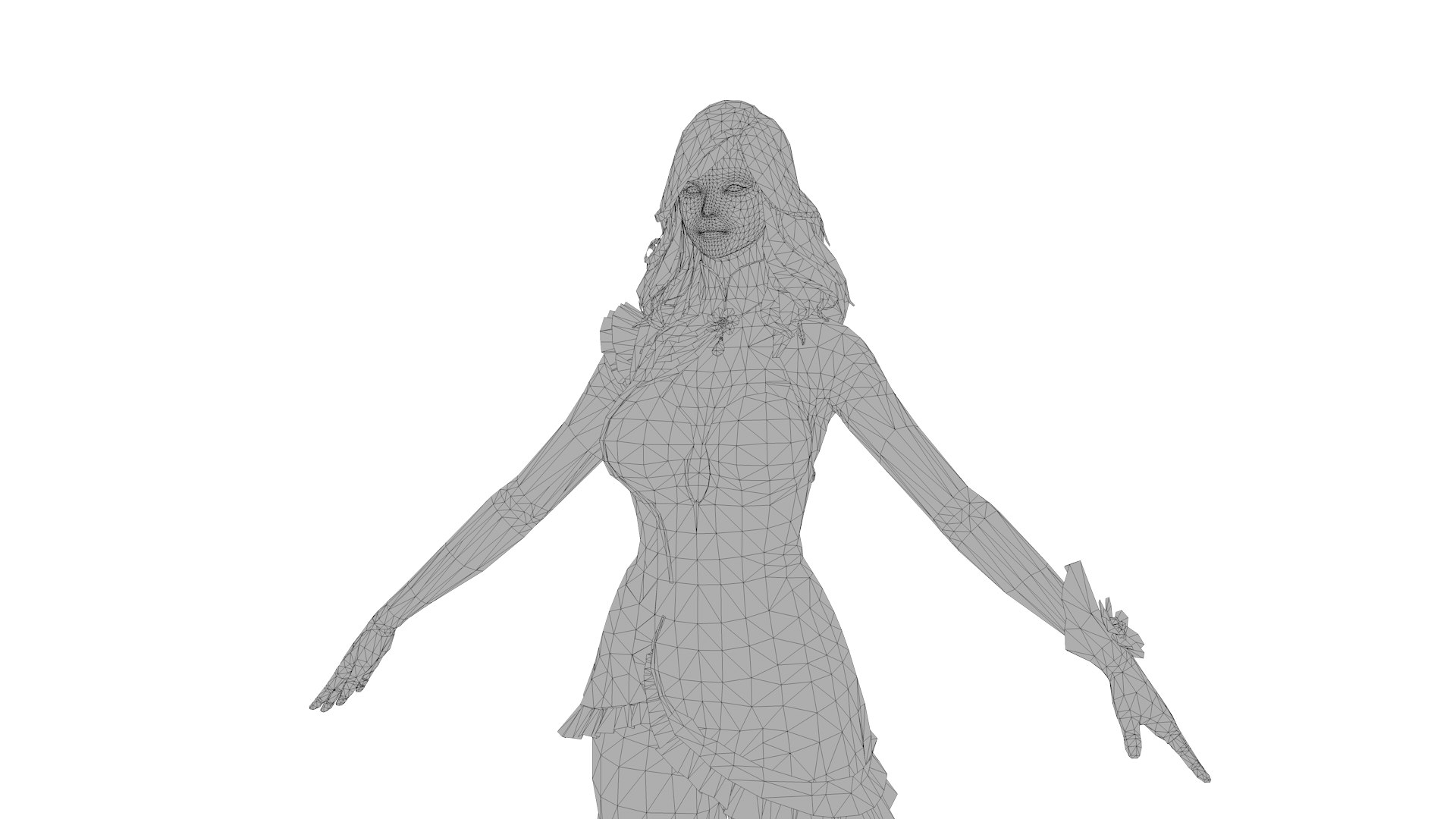 3D Warrior Woman Model - TurboSquid 2368429