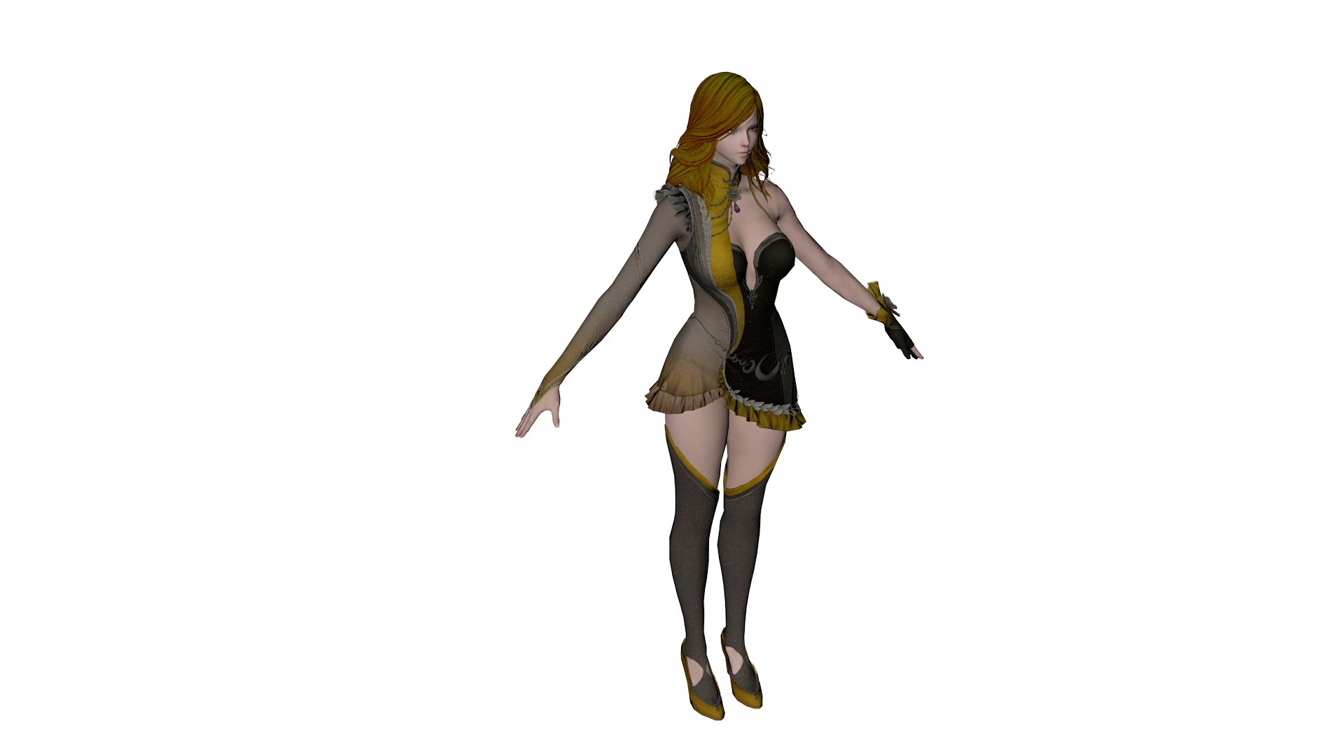 3D Warrior Woman Model - TurboSquid 2368429