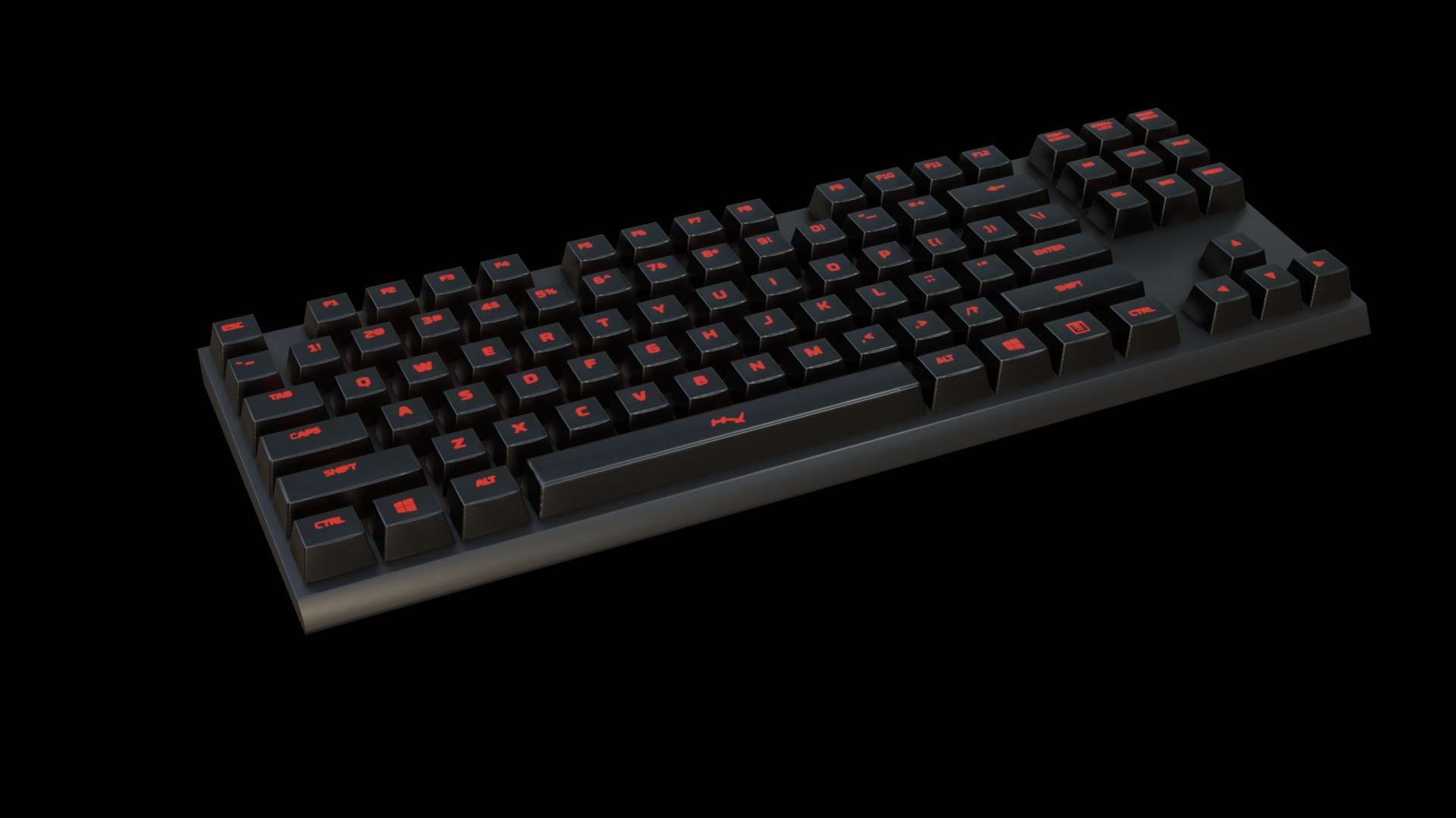 Keyboard HYPERX Highly Optimized 3D Model - TurboSquid 1845777