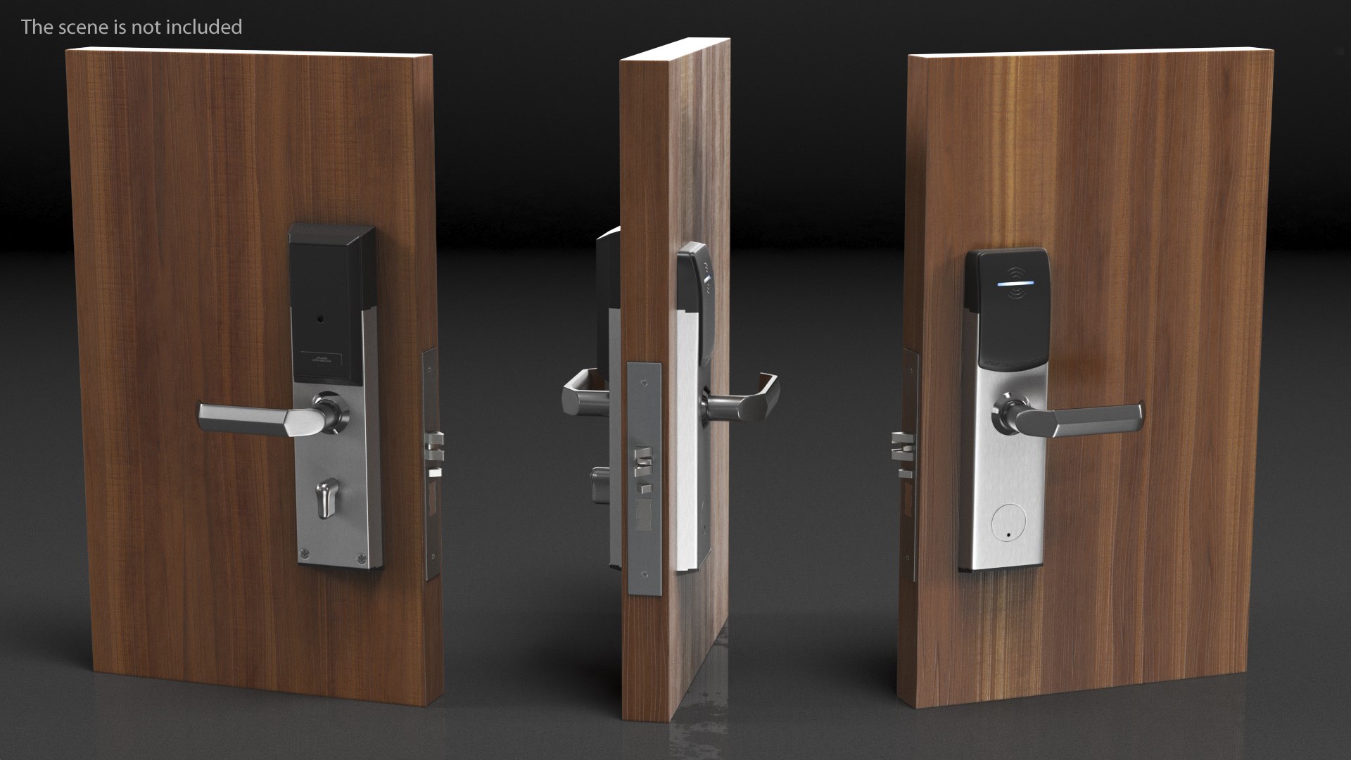 3D Electronic Hotel Door Lock System Silver - TurboSquid 1889238