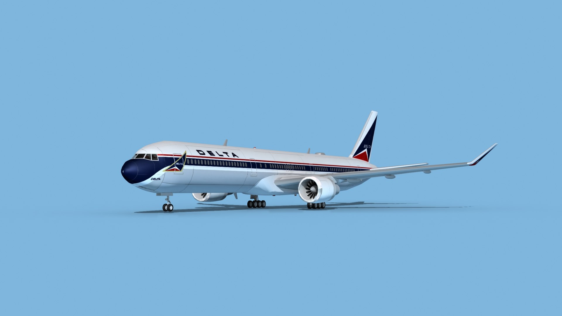 3D Boeing 767-400 Delta 1 - TurboSquid 1912352