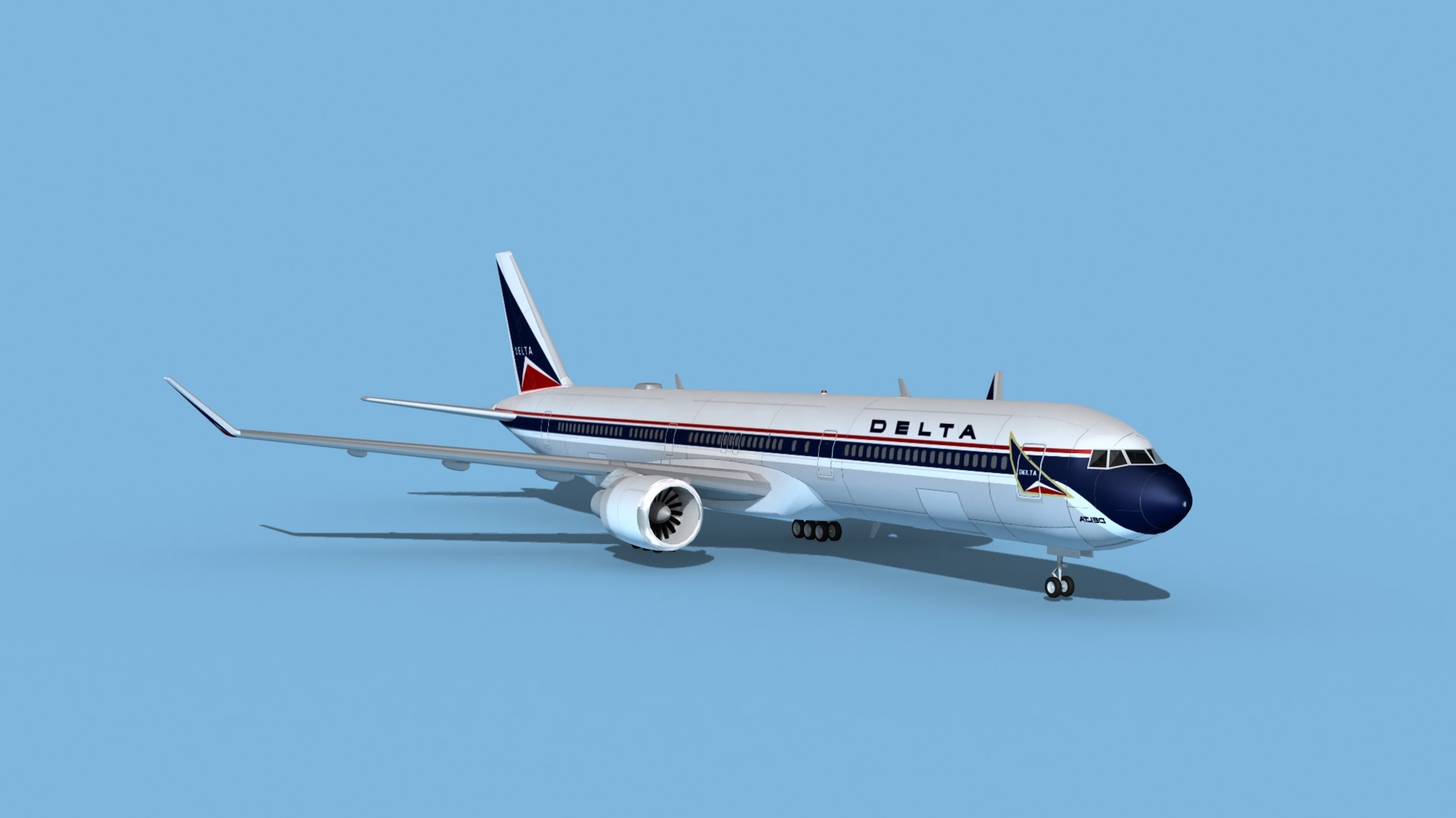 3D Boeing 767-400 Delta 1 - TurboSquid 1912352