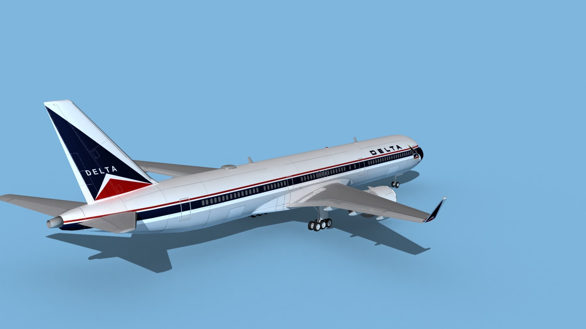 3D Boeing 767-400 Delta 1 - TurboSquid 1912352