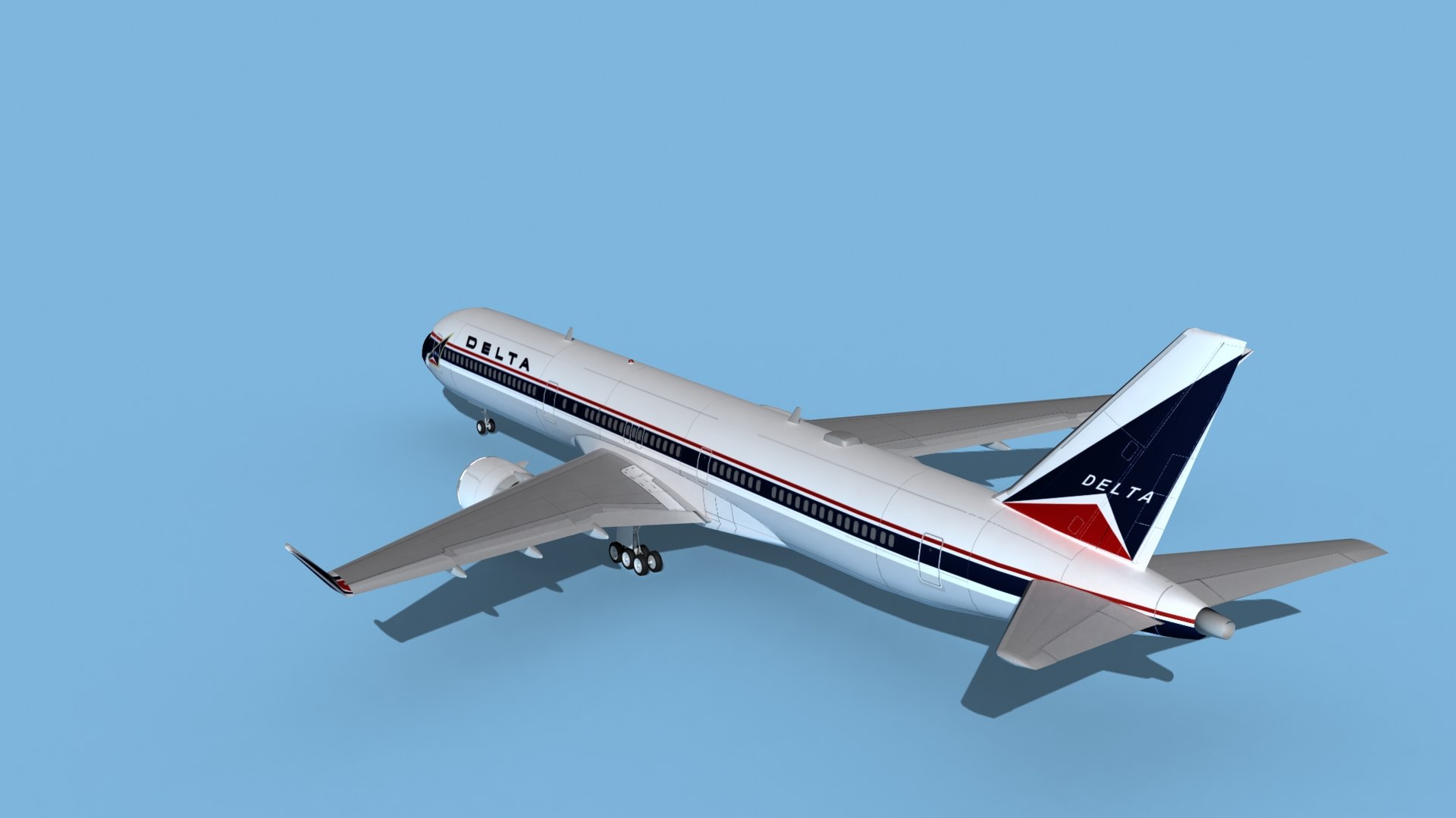 3D Boeing 767-400 Delta 1 - TurboSquid 1912352