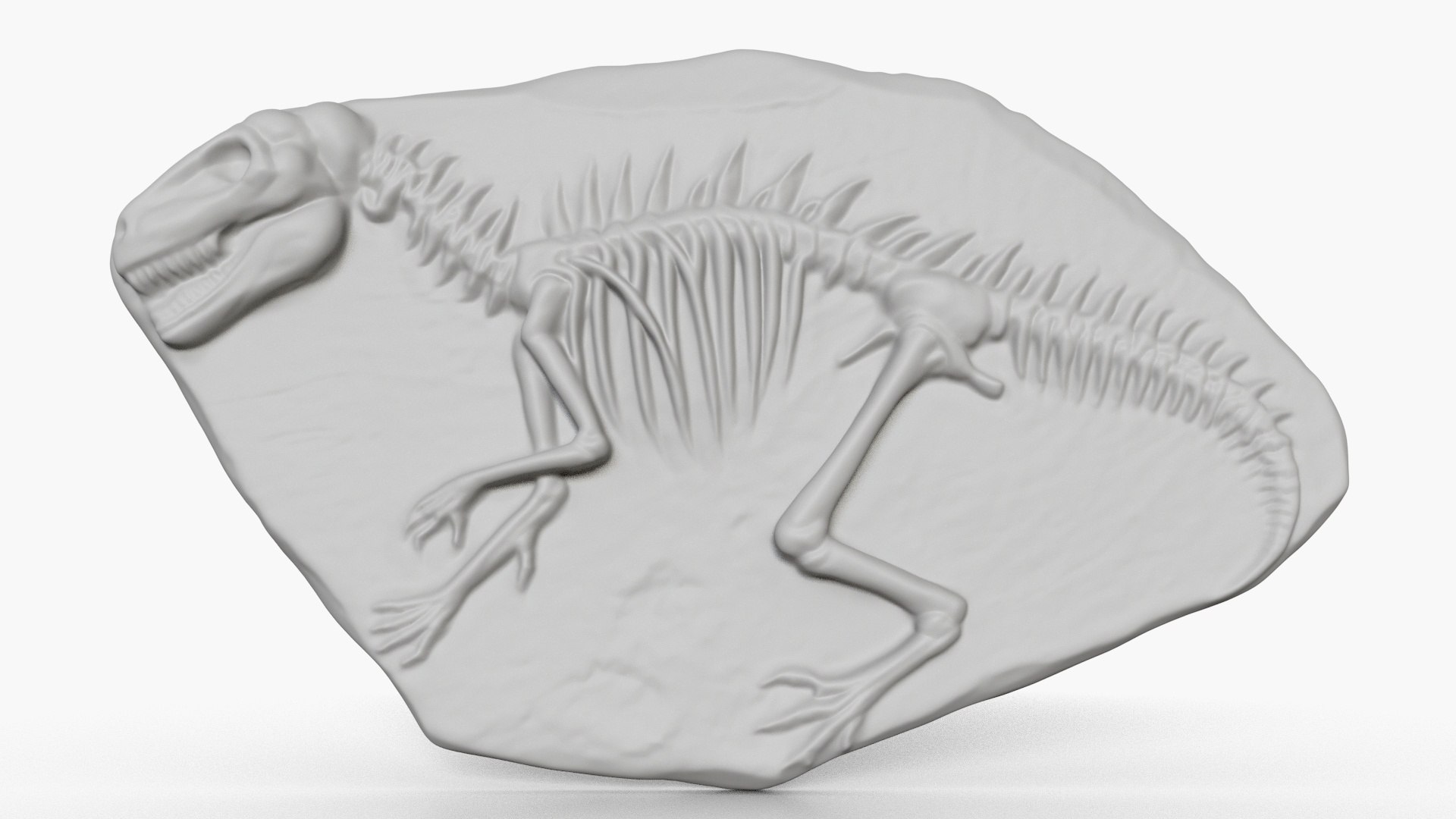 3D Dinosaur Fossil 004 - TurboSquid 2298327