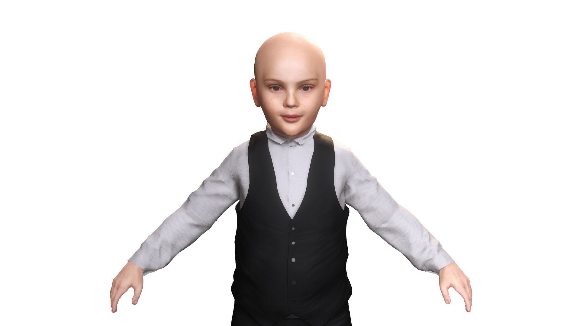 3D AAA 3D MODEL EUROPEAN JEWISH BOY CHARACTER - JEWISH BOY OUTFIT Model ...