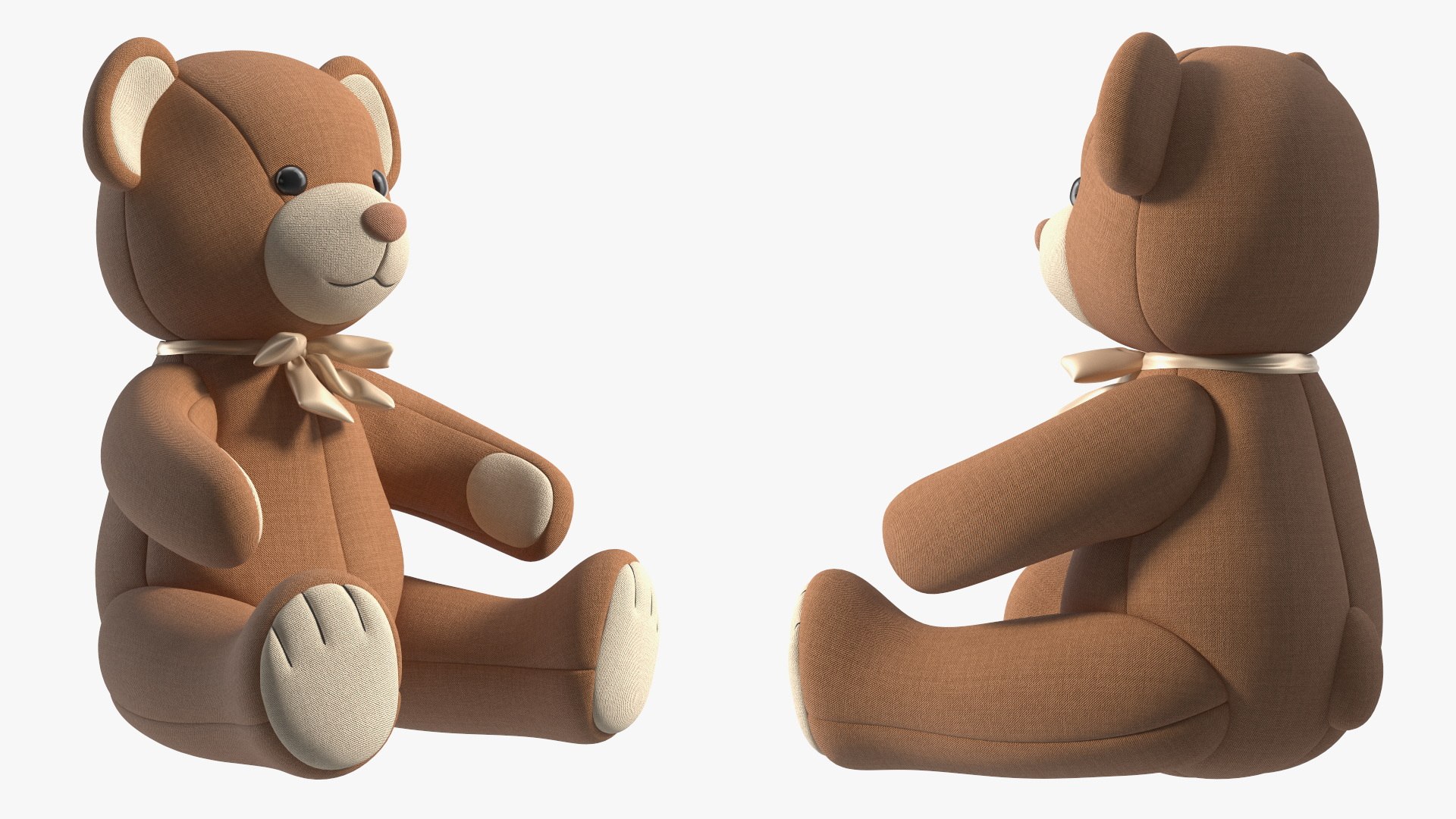 3D Model Teddy Bear Toy Brown - TurboSquid 2378236
