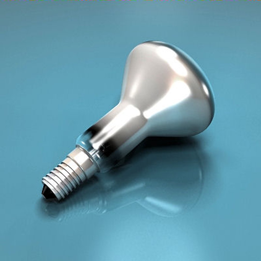 Spot Light Bulb Reflection 3d Model